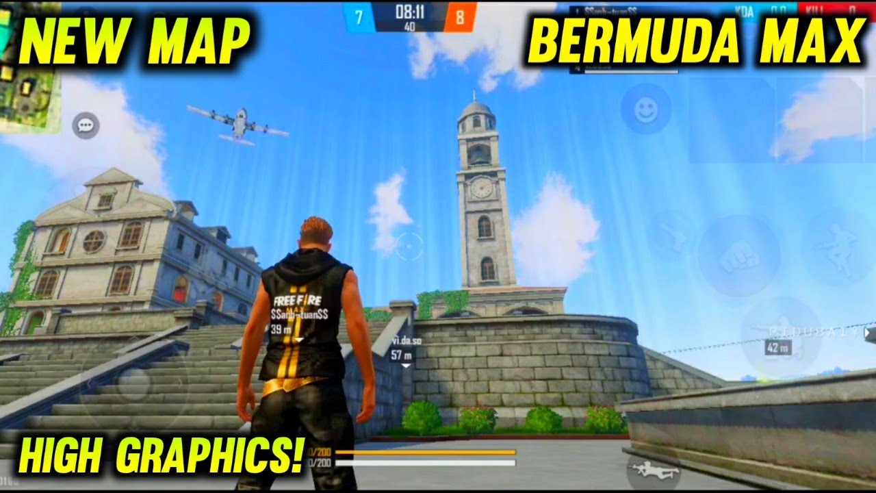 New Map Bermuda Max Gameplay 😍 Finally High Level Graphics! - YouTube