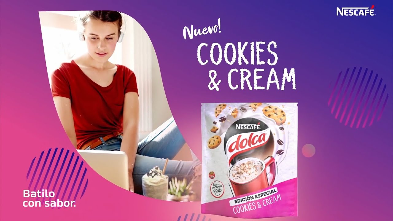 Lanzamiento Cookies & Cream (Nescafé) - YouTube