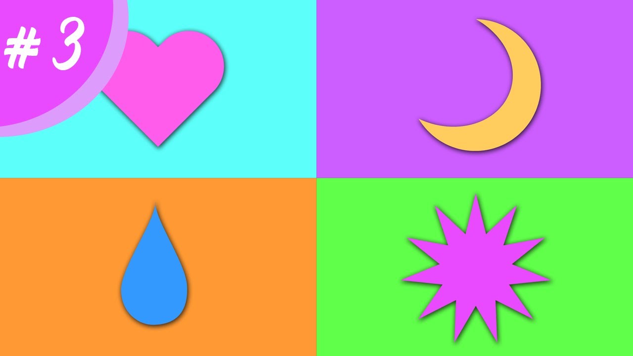 Song Bird Sensory - 🌙 🎵 Colourful Shapes & Calming Music with Rain ...