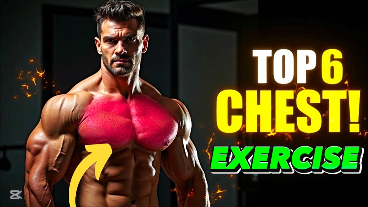 Top 6 Chest Exercises for a Bigger Fuller & Stronger Chest | Ultimate ...