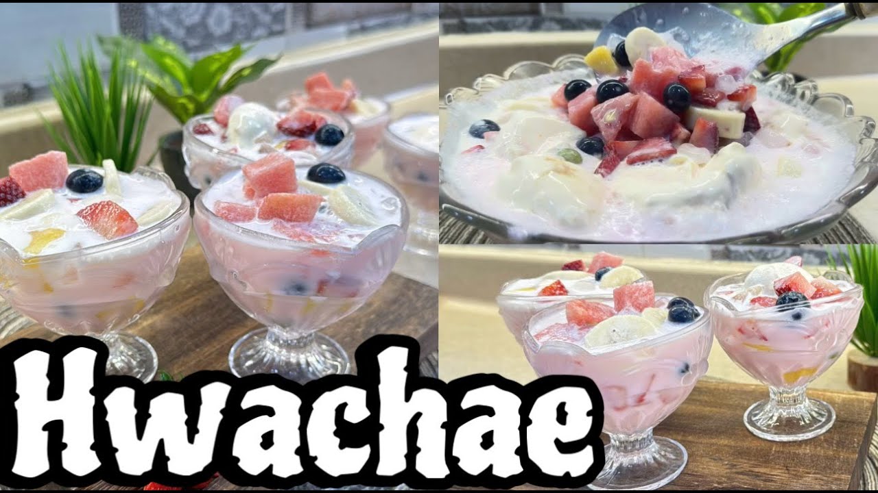 Viral Hwachae korean dish| Hwachae recipe| Hwachae bowl|Hwachae dessert ...