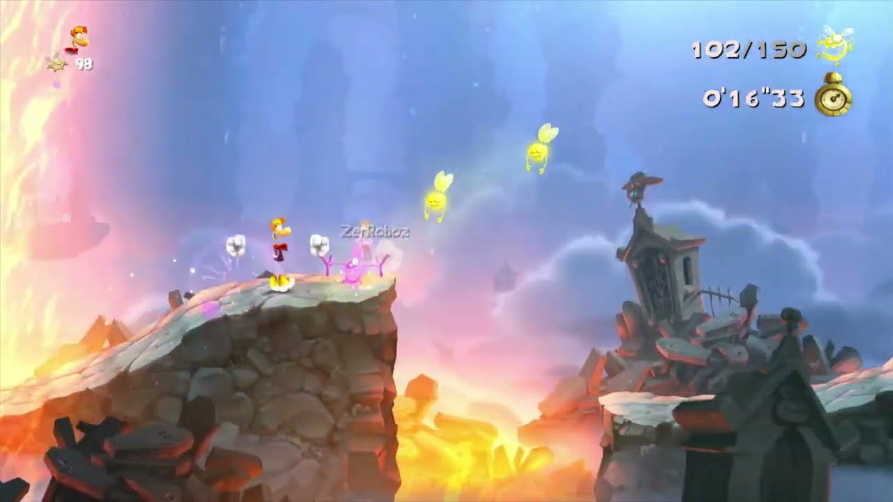 Rayman Legends Land Lums 25'14 - YouTube