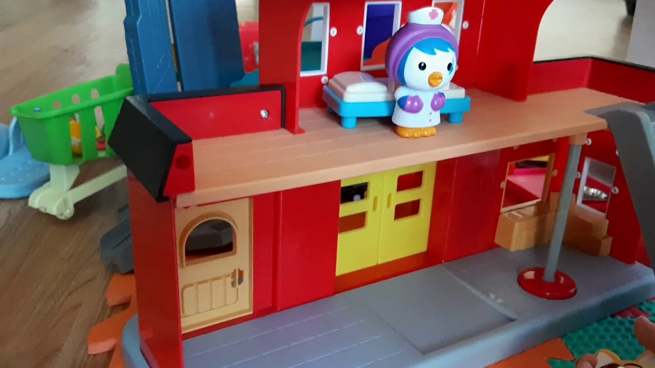 뽀로로소방서 패티 에디 인형놀이 세탁기 빨래 Pororo fire station 간호사패티 toy Patty Eddy 인형 놀이 ...