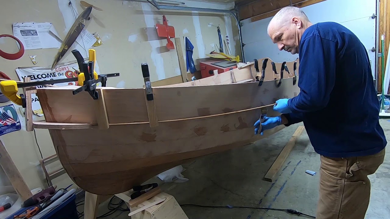 CLC Tenderly Dinghy build Part 7 - YouTube