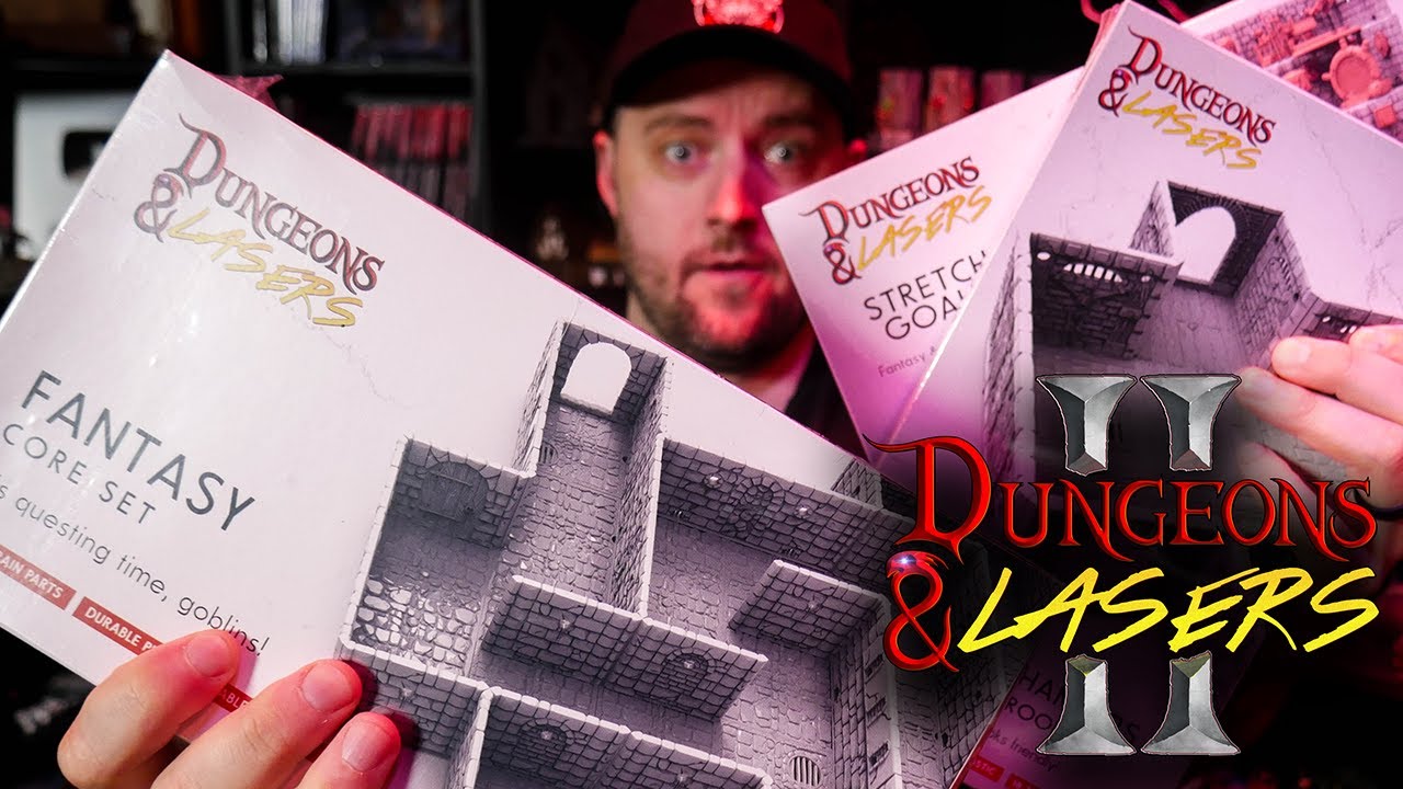Dungeons & Lasers FINAL VERSIONS | Unboxing and First Impressions ...