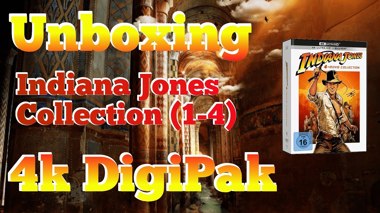 Unboxing | Indiana Jones 4 Movie Collection | 4K DigiPak - YouTube