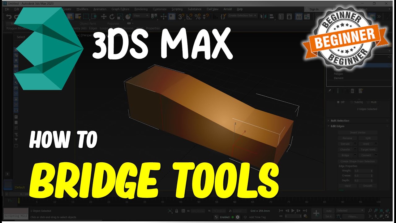 3Ds Max How To Use Bridge For Beginner - YouTube