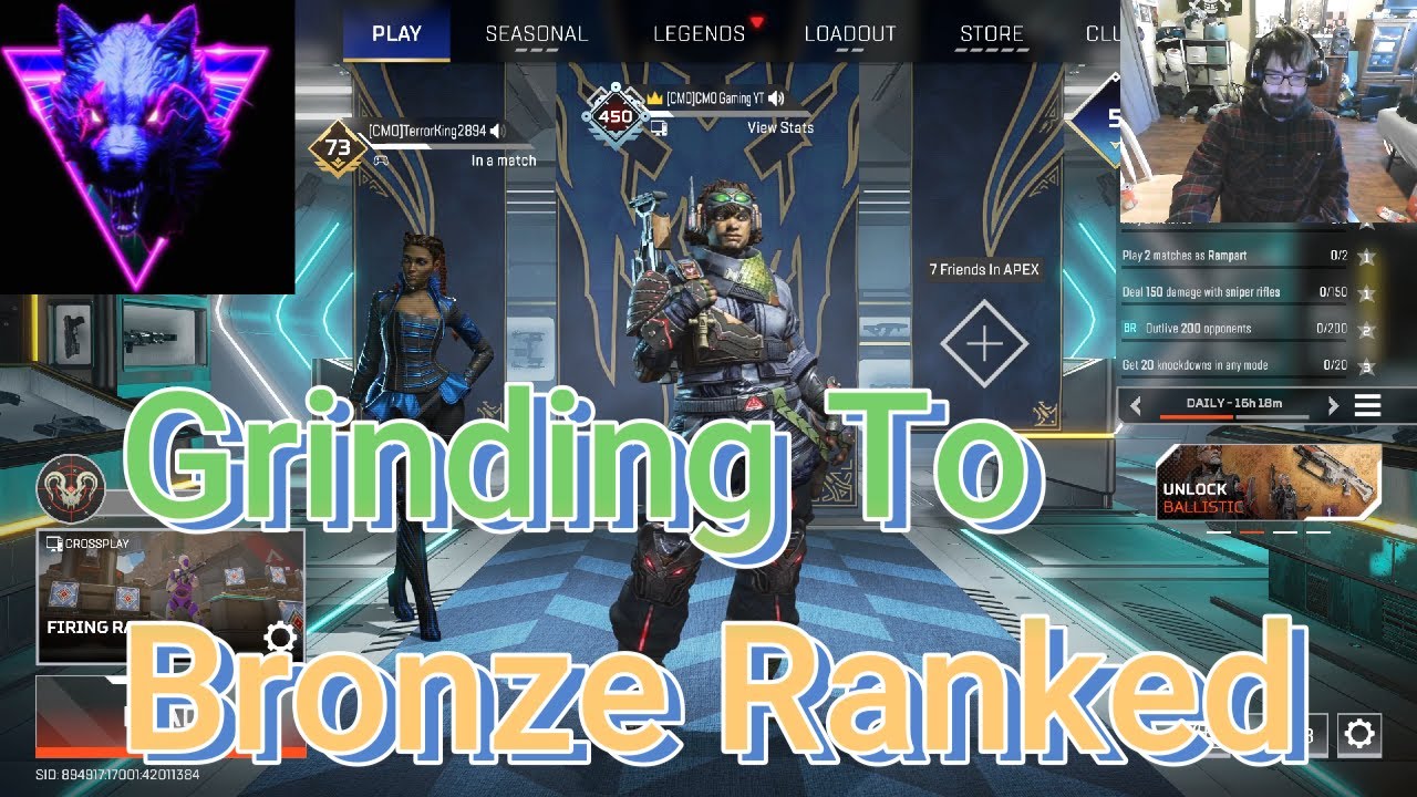 Grinding To Bronze Season 17 Ranked | Apex Legends - YouTube