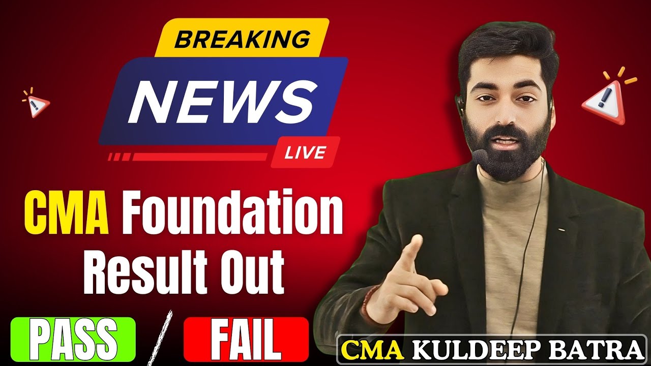 CMA Foundation Result | December 2024 | Breaking News by ICMAI | Latest ...