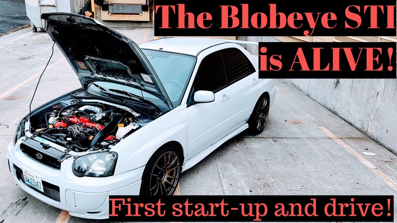 2004 Subaru WRX STI EJ25 Engine Build .. part 5 - DONE! First start-up ...