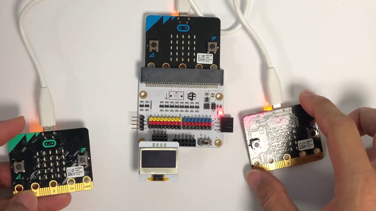 마이크로비트 Microbit Oled 를 이용한 중앙 집계형 카운터 만들기 Ver2 Youtube