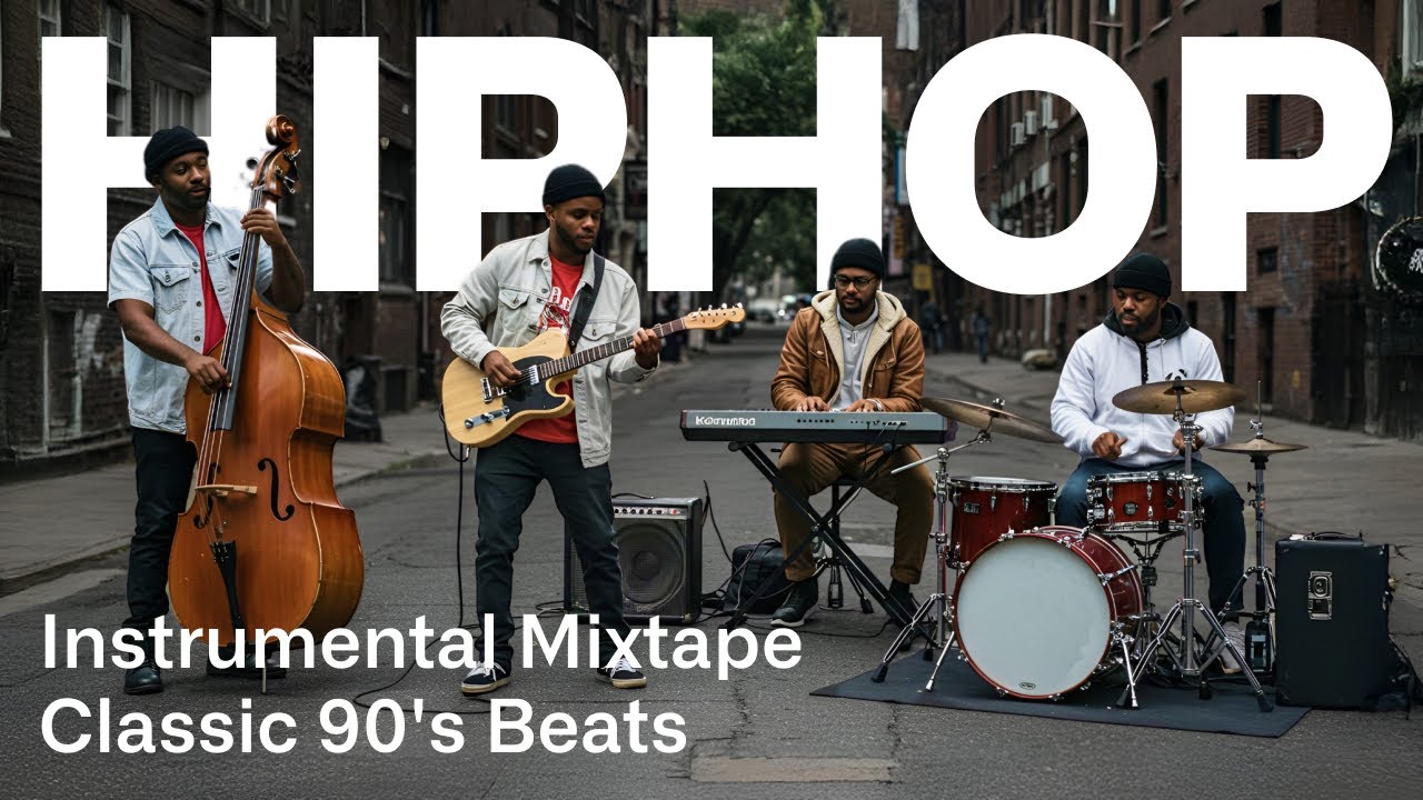 90s Hip Hop Instrumentals: Drums, Bass & Classic Beats Mixtape - YouTube
