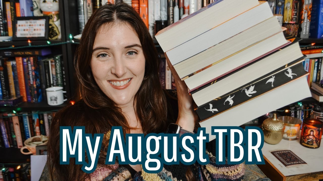My August TBR 2023 | Dragons, Beaches, and Book Barges - YouTube