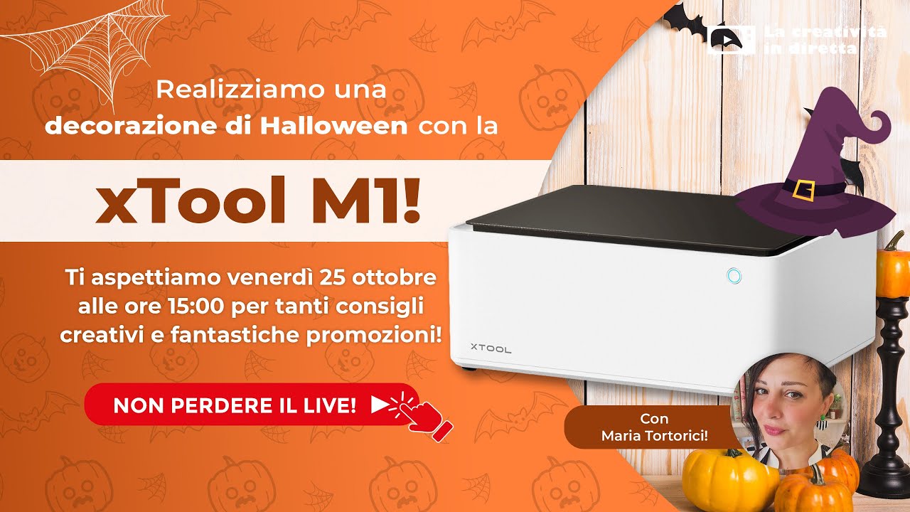 Live Shopping: realiazziamo una decorazione di Halloween con la xTool ...