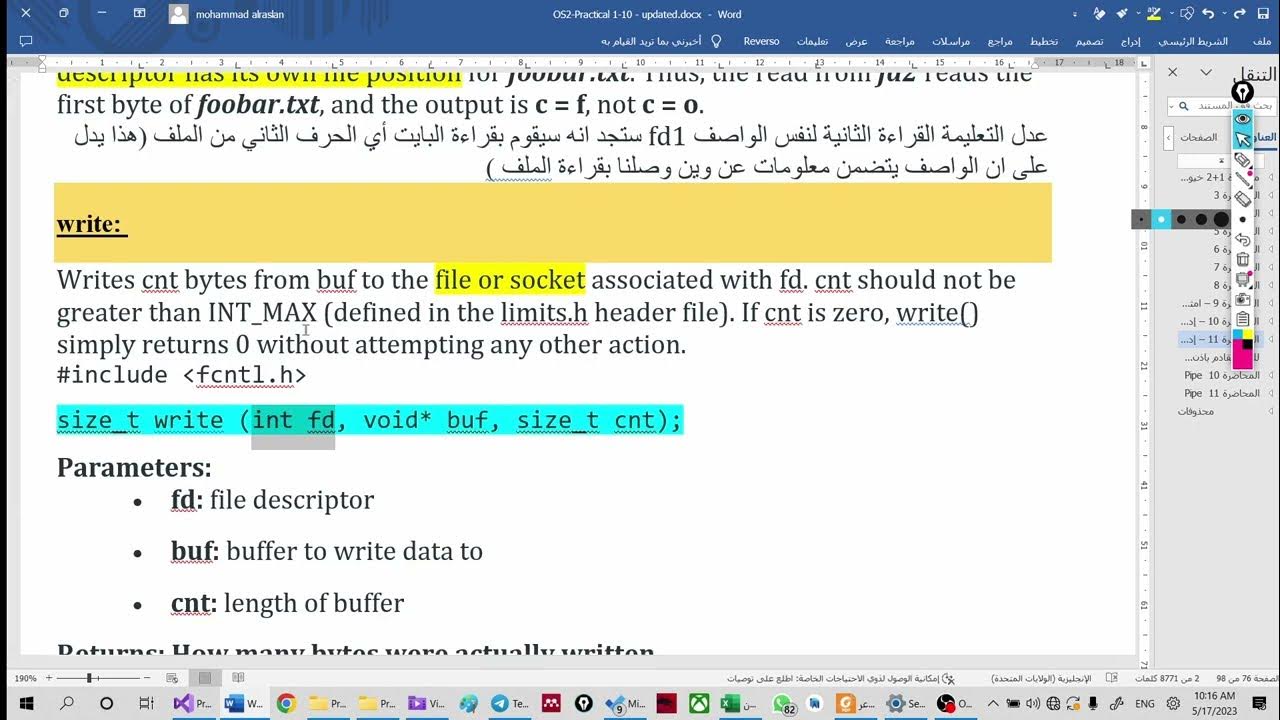 27- File Managment API functions- Write - YouTube