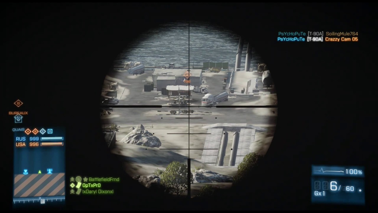 BF3- Xbox one | M98B "Running Target" Headshot -771M - YouTube