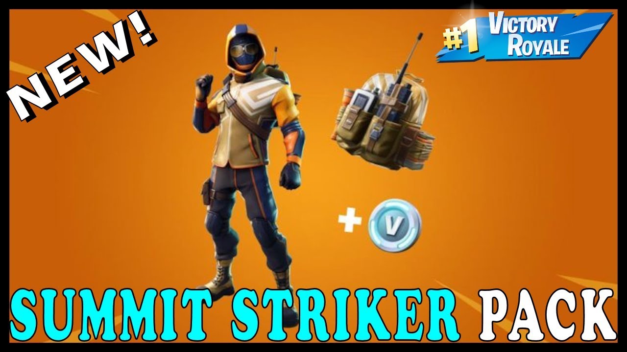 NEW SUMMIT STRIKER PACK SKIN in FORTNITE - NEW "HEAVY AR (AK47)" WEAPON ...