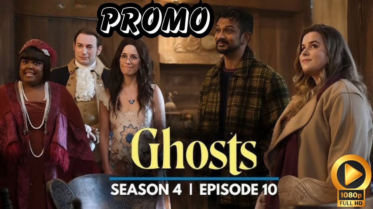 Ghosts 4x10 Promo "The Not-So-Silent Partner" (HD) Rose McIver comedy ...