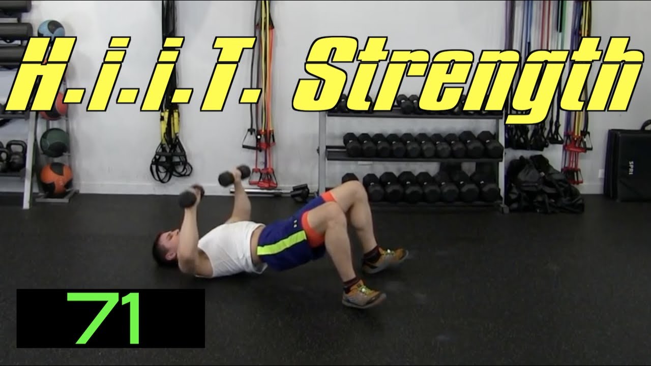 Extreme Nonstop Dumbbell HIIT Workout At Home To Burn Fat and Build ...