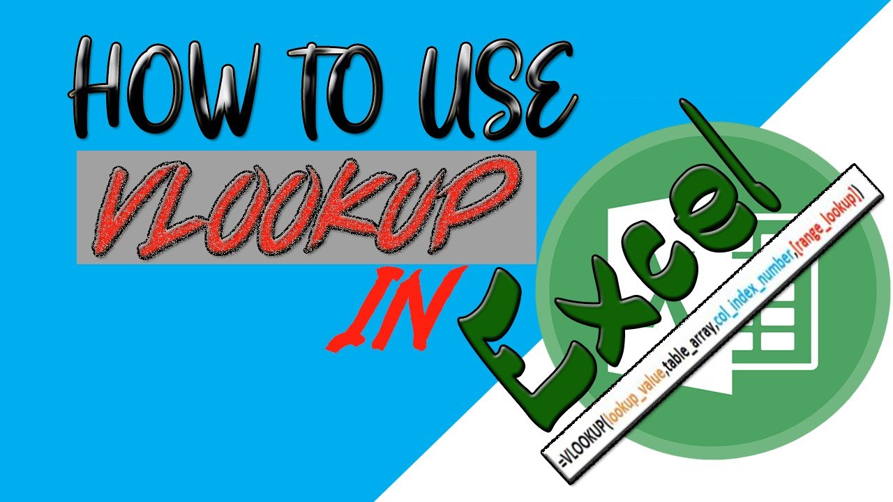 USING VLOOKUP FUNCTION IN EXCEL YouTube USING VLOOKUP FUNCTION IN EXCEL YouTube