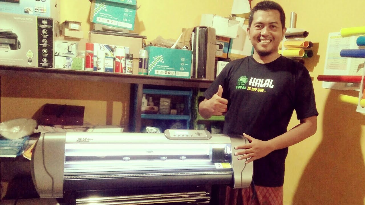 Unboxing Mesin Cutting Plotter Jinka Pro 722 Auto Contour - YouTube