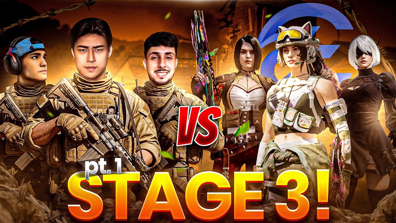 TIME DOS YOUTUBERS JOGANDO O STAGE 3 DO MUNDIAL 2025! #1 (COD MOBILE ...