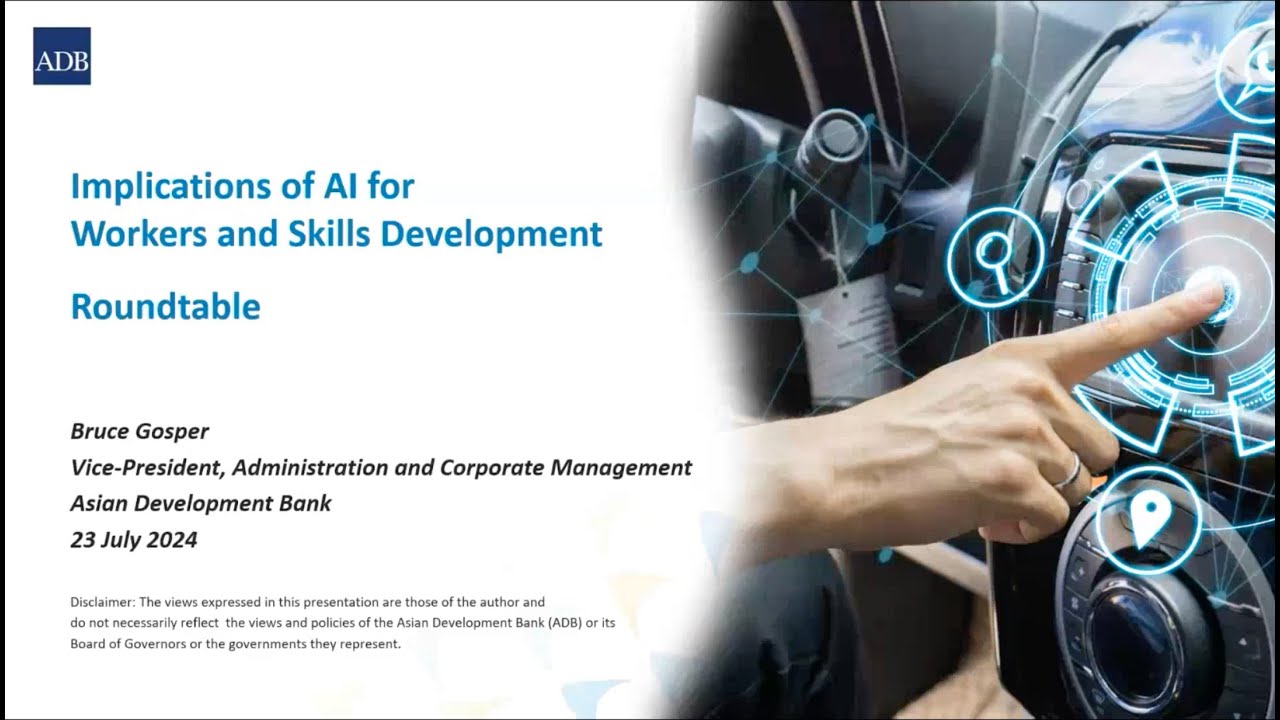 Implications of AI for Workers and Skills Development Roundtable - YouTube