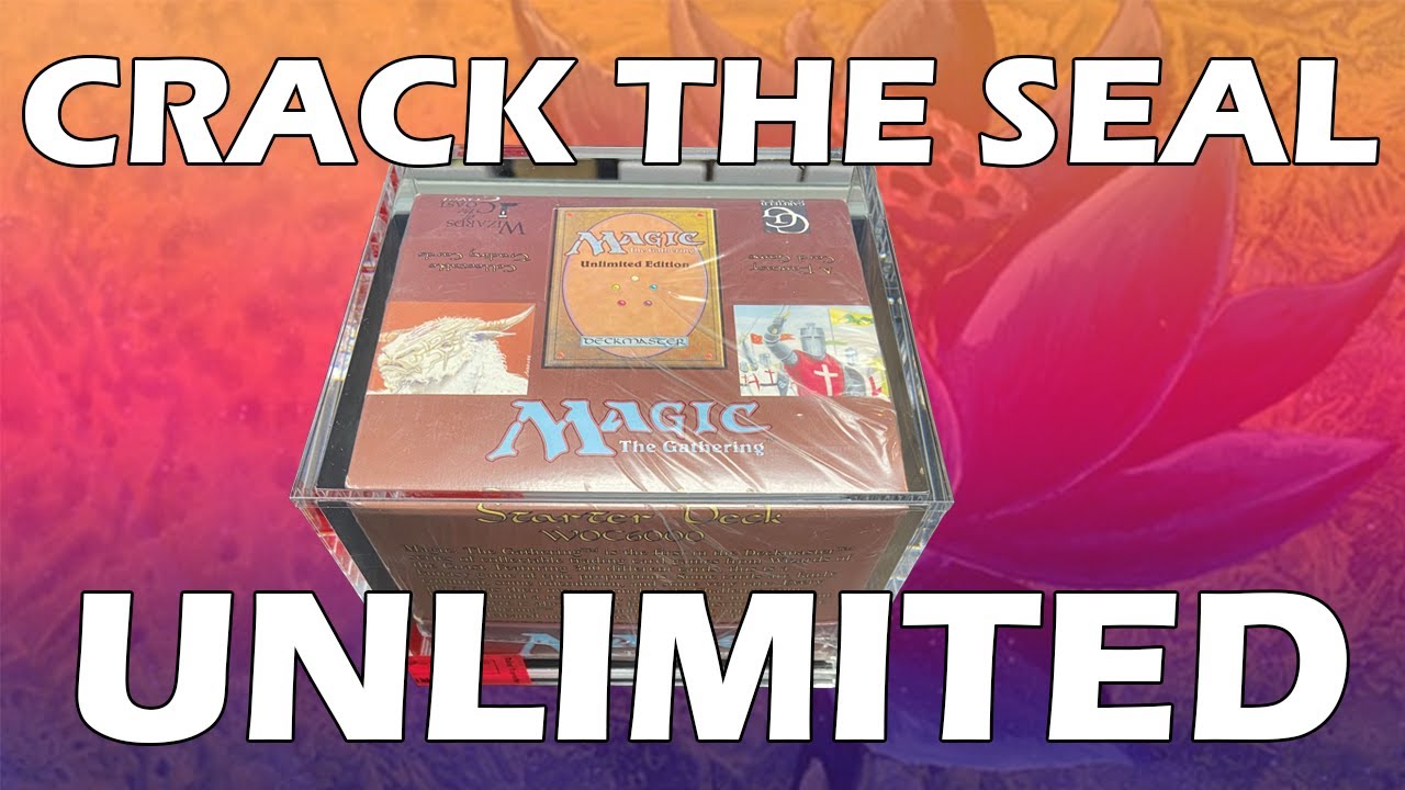 Magic: The Gathering Opening - Unlimited Starter Deck - YouTube