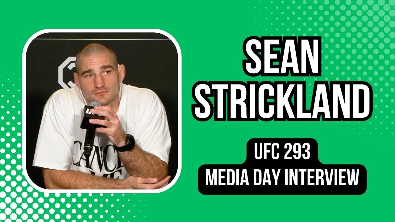 UFC 293: Another Bonkers Media Day Interview With Sean Strickland ...