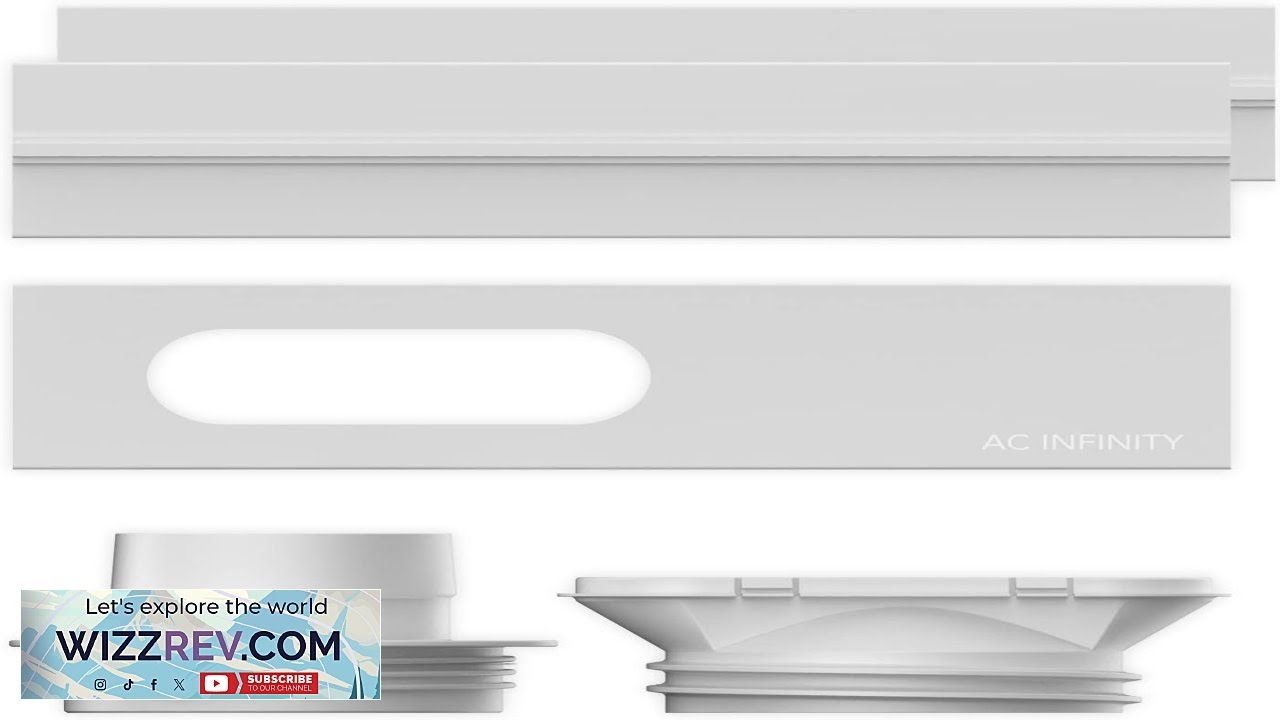 AC Infinity Window Duct Kit Universal Vent Port for 4” and 6” Review ...