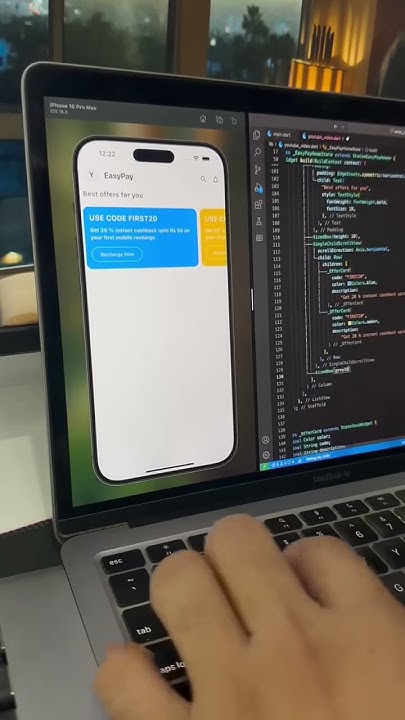 Modern Payment App UI in Flutter 💳 🔥#flutter #coding #programming #ui ...