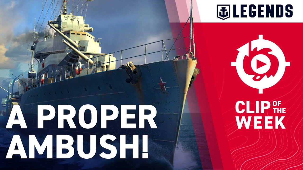 World of Warships: Legends — Clip of the Week | A Proper Ambush! - YouTube