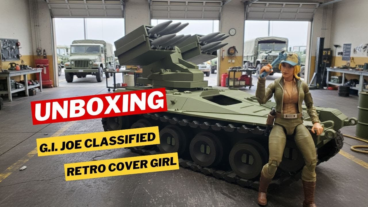 UNBOXING: G.I. Joe Classified RETRO COVER GIRL - YouTube