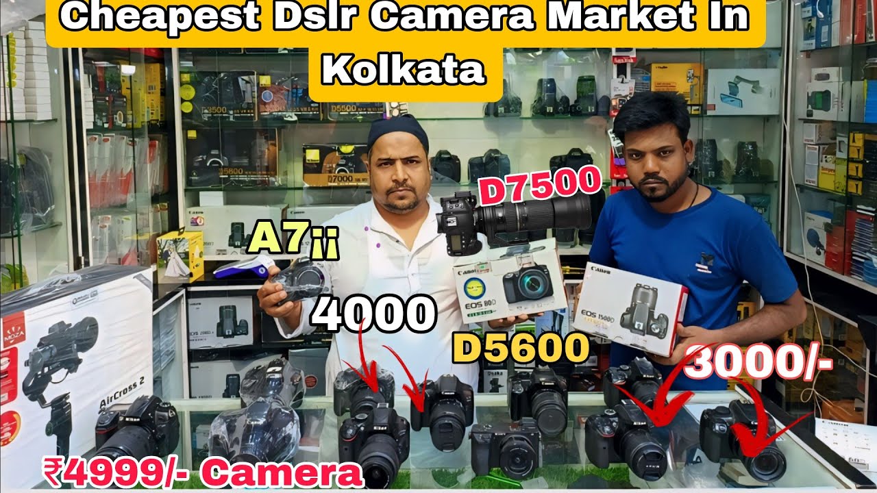 Cheapest Dslr Camera Market In Kolkata | Dslr Nikon Canon Sony | Dslr ...
