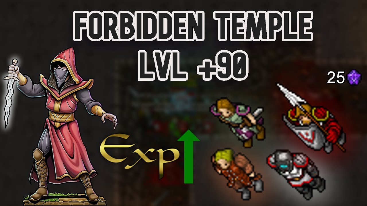 Exp // Forbidden Temple // Zonas de hunt // Low lvl +90 - YouTube