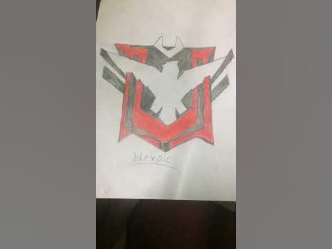 How to draw heroic logo from free fire 🔥 - YouTube