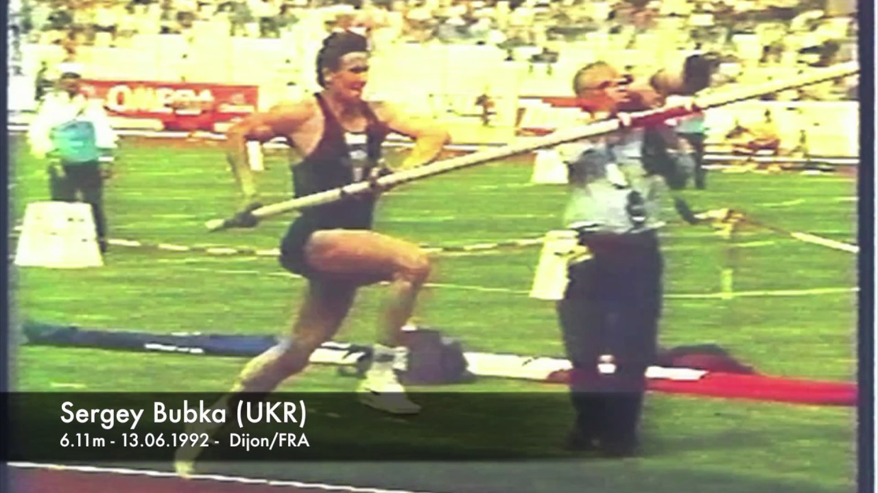 Sergey Bubka (UKR) - 6.11m - 13.06.1992 - Dijon/FRA - YouTube