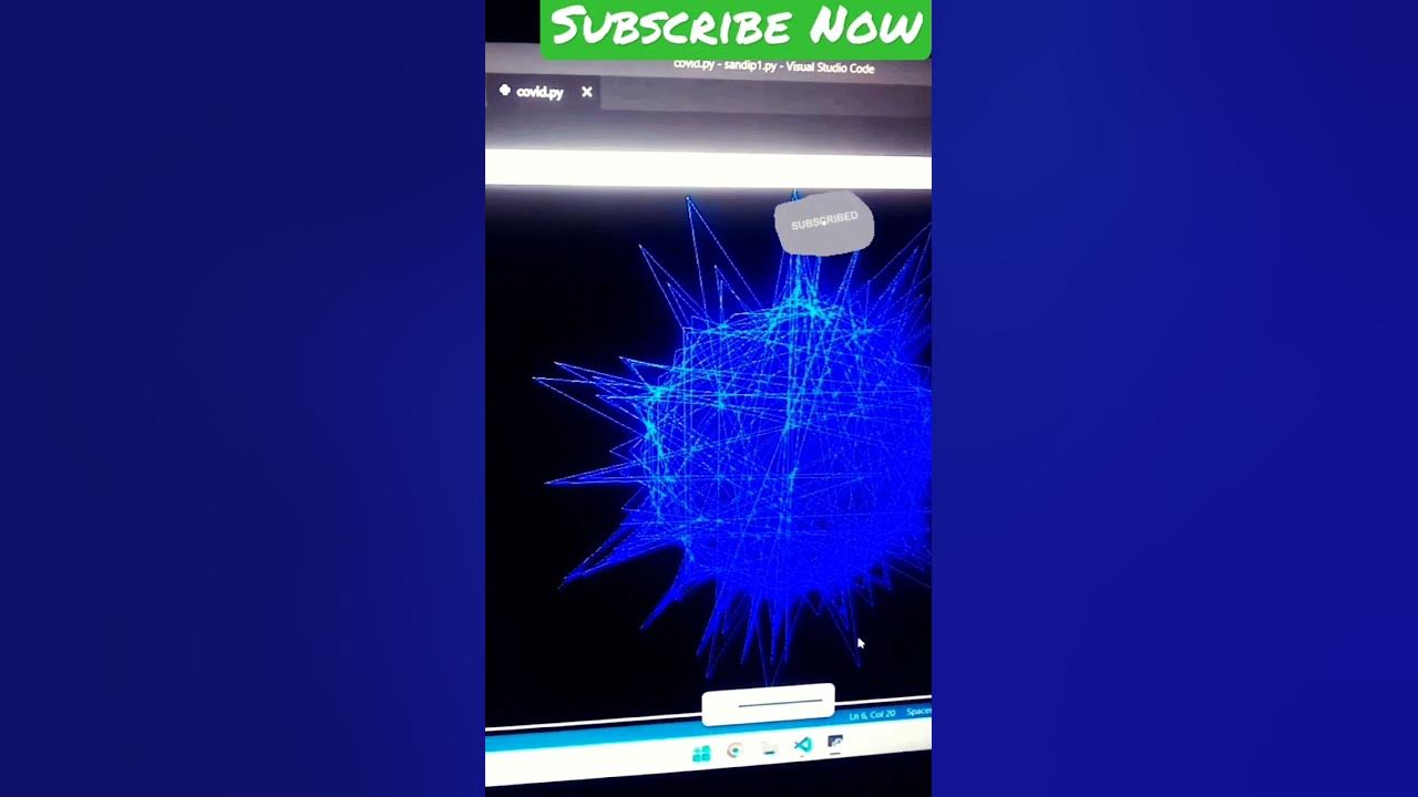 covid -19-vs code in python #code #status #shortvideo #software @CodeWithHarry ...