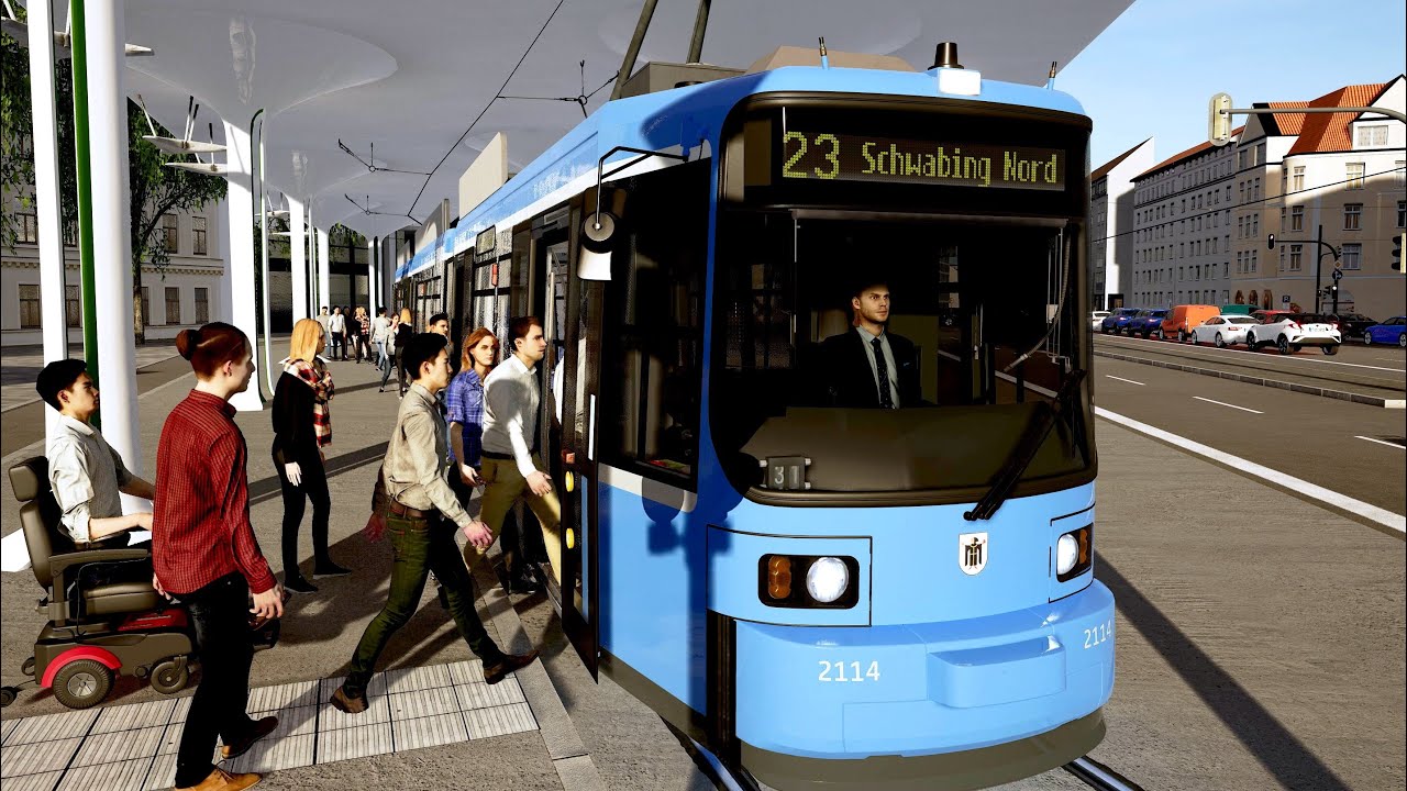 TramSim Munich - First Look Gameplay! 4K - YouTube