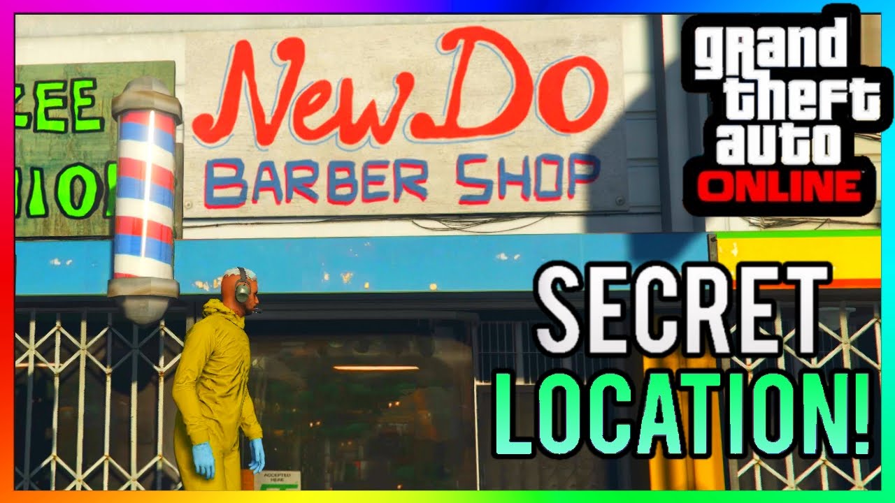 GTA 5 Online - NEW SECRET BARBER SHOP "INVINCIBILITY" WALLBREACH GLITCH ...