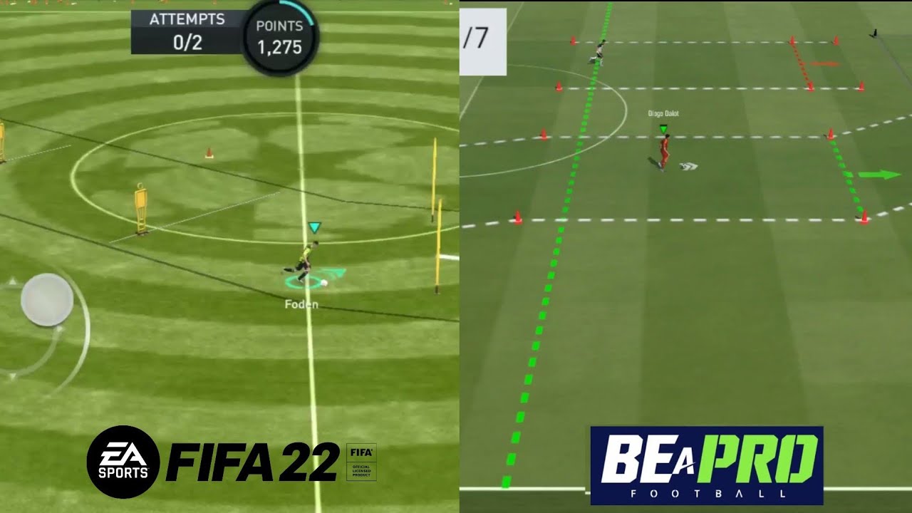 Be a Pro - Football Game vs FIFA 22 Mobile Game | Goal Celebration ...