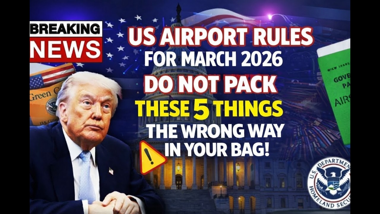 US Airport Rules for March 2026 Do Not Pack These 5 Things the Wrong ...