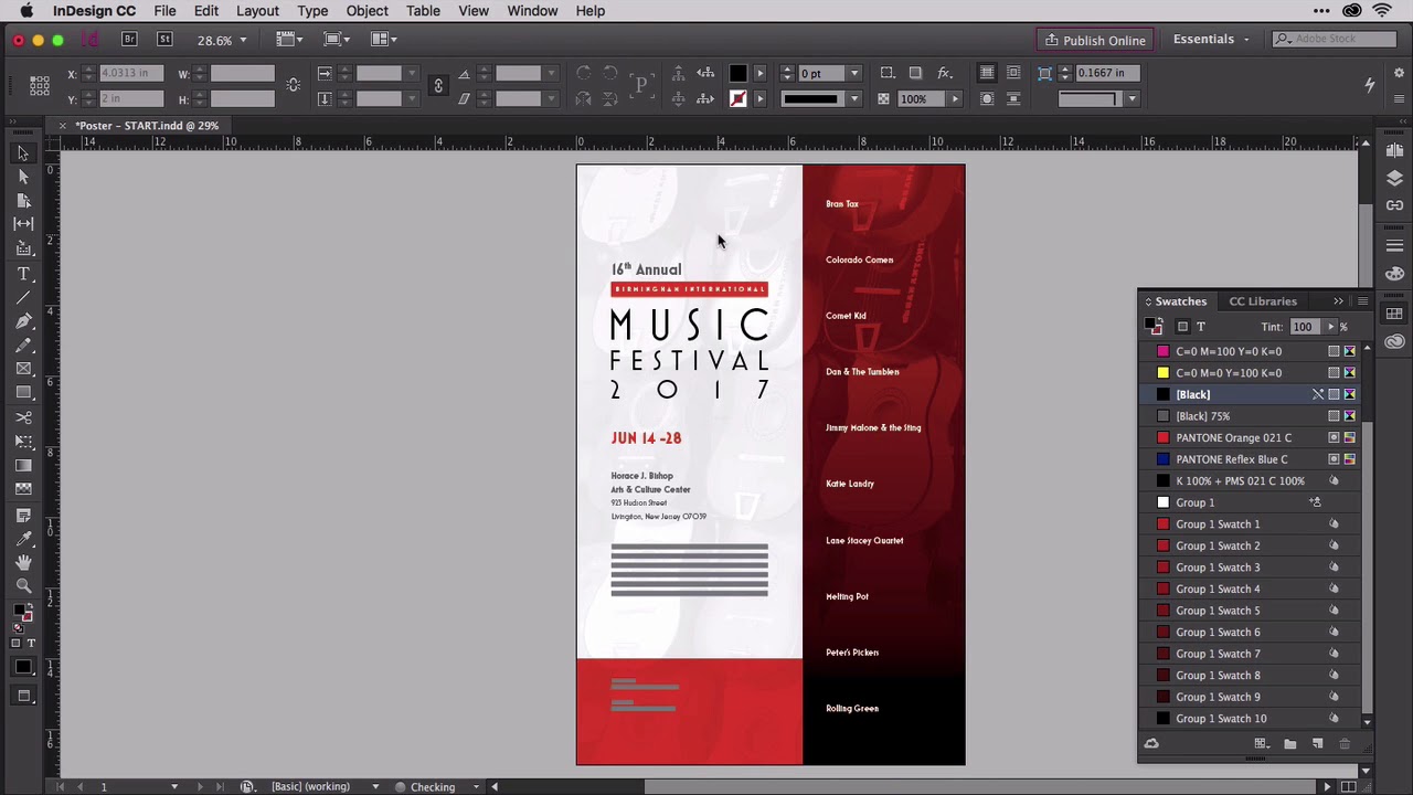 Generating Shade Swatches (Color Stepped with Black) - InDesign Tip of ...