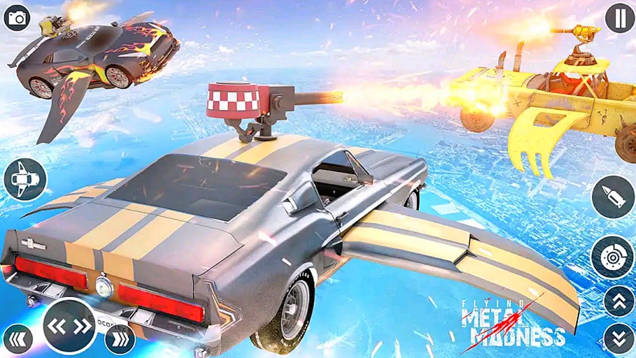 Flying Car Shooting Games: HeliCar Battle Mode - Android iOS Gameplay ...