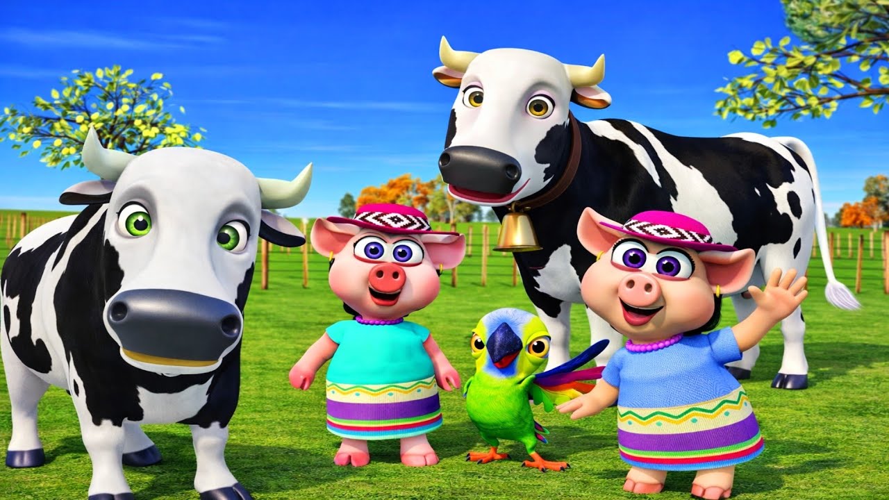El Pollito y el Tractor 3D musical | Canciones de la Granja de Zenón ...