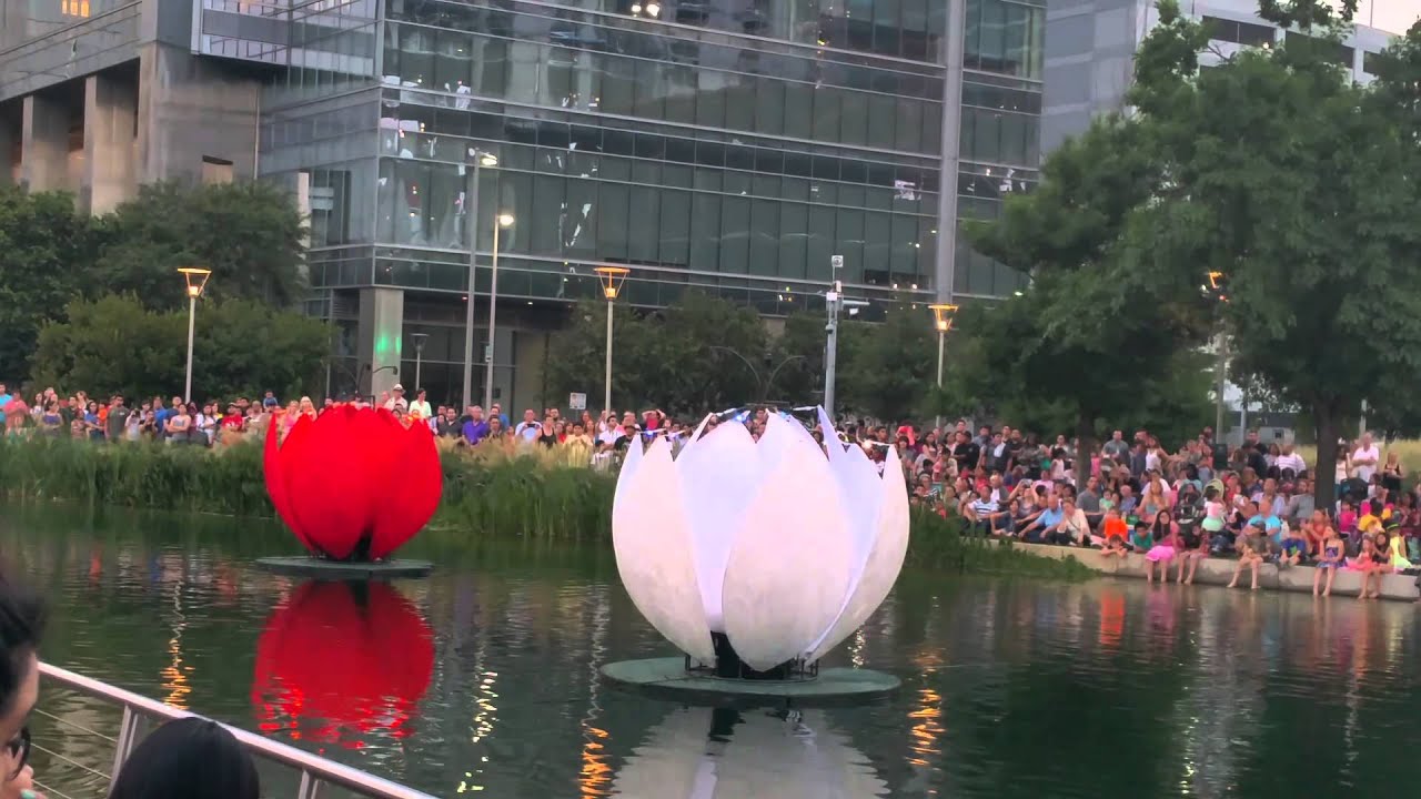 Parque Discovery Green, Houston Texas - YouTube