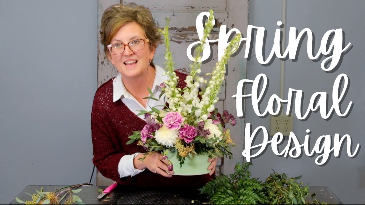 Ringing in the New Year with a Spring Floral Design! - YouTube