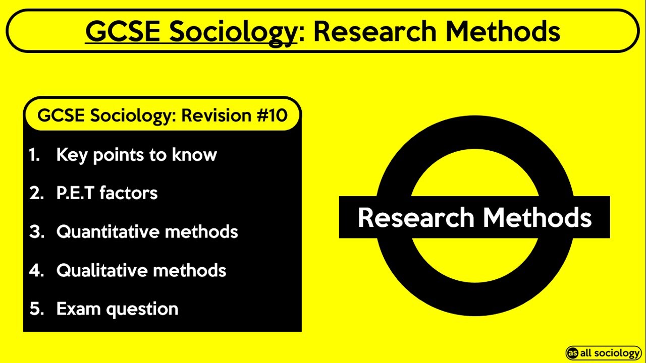 GCSE Sociology Revision from allsociology - Sociological Research ...