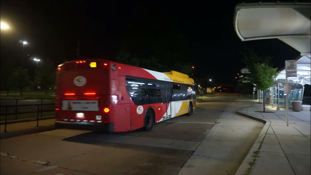 Fairfax Connector: Tysons West Park bound XD40 9656 Rt.401 leaving Franconia-Springfield - YouTube