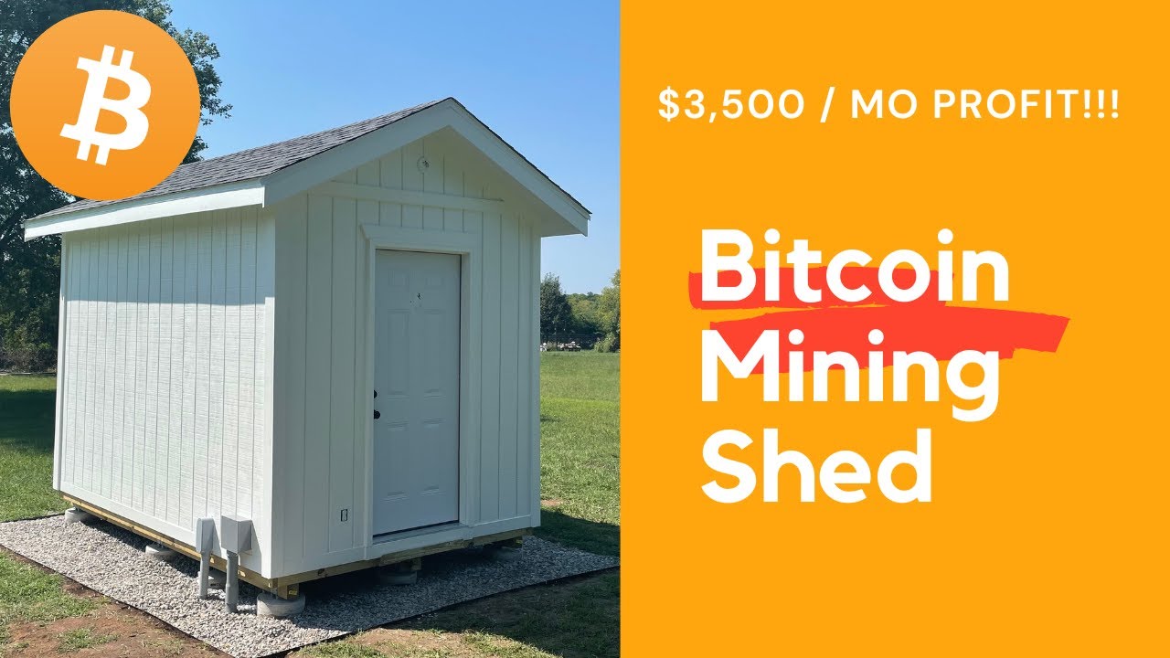 Bitcoin Mining Shed Overview! Earning $3500 per month PROFIT! - YouTube